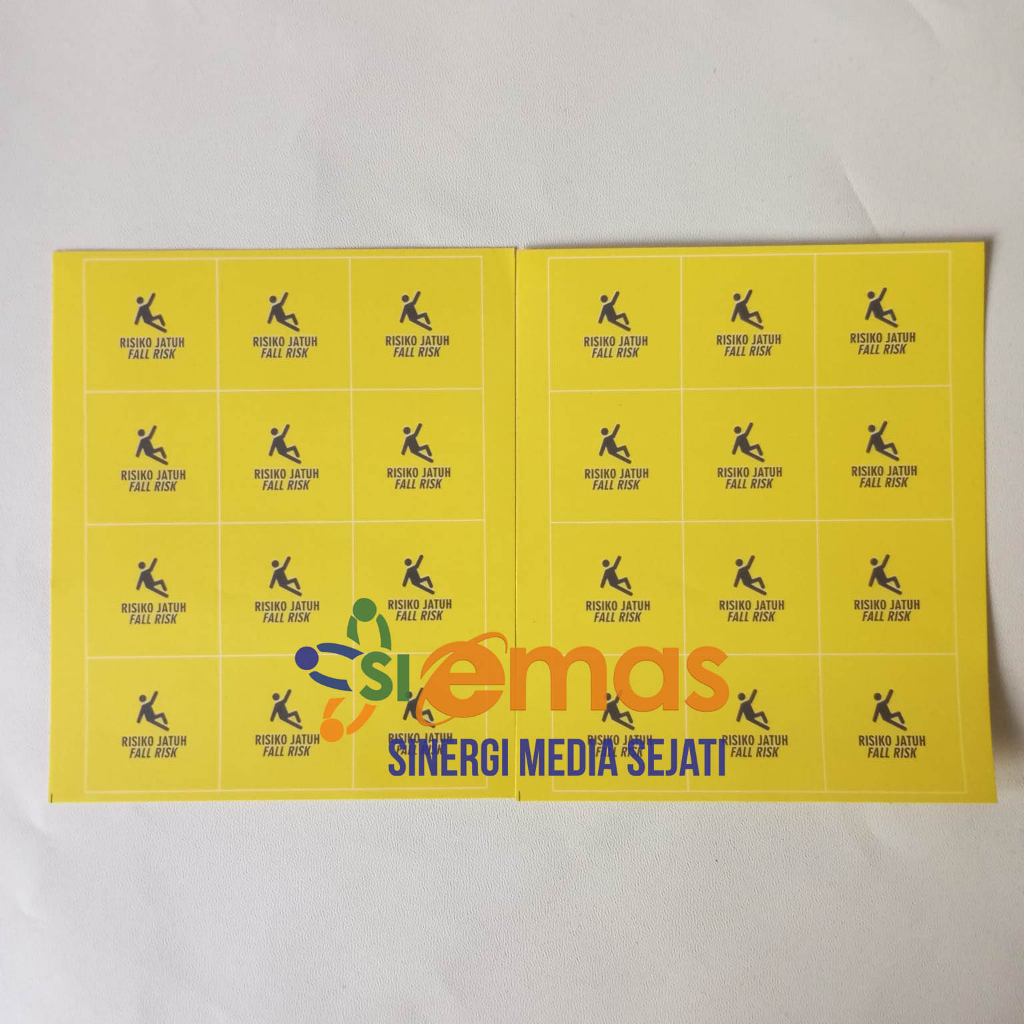 Jual Stiker Mini Resiko Jatuh | Stiker Mini Fall Risk | Shopee Indonesia
