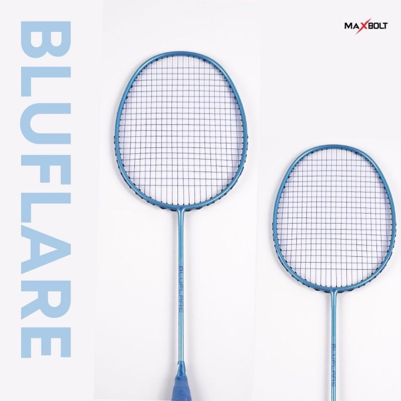 Jual Raket Badminton Maxbolt Blue Flare Max Tension 35 LBS Original ...