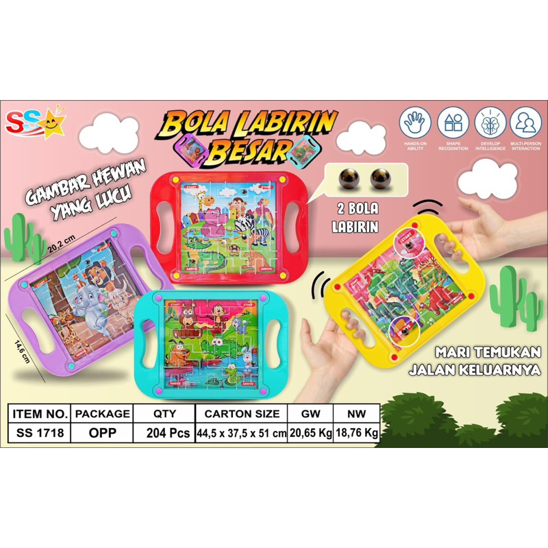 Jual LABIRIN BESAR 1718 - 1736 ATAU KECIL 1717 /MAINAN KREATIFITAS ...