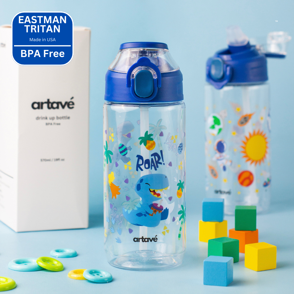 Jual Artave Botol Minum Anak Tritan 570ml BPA Free - Dino / Kids Drink ...