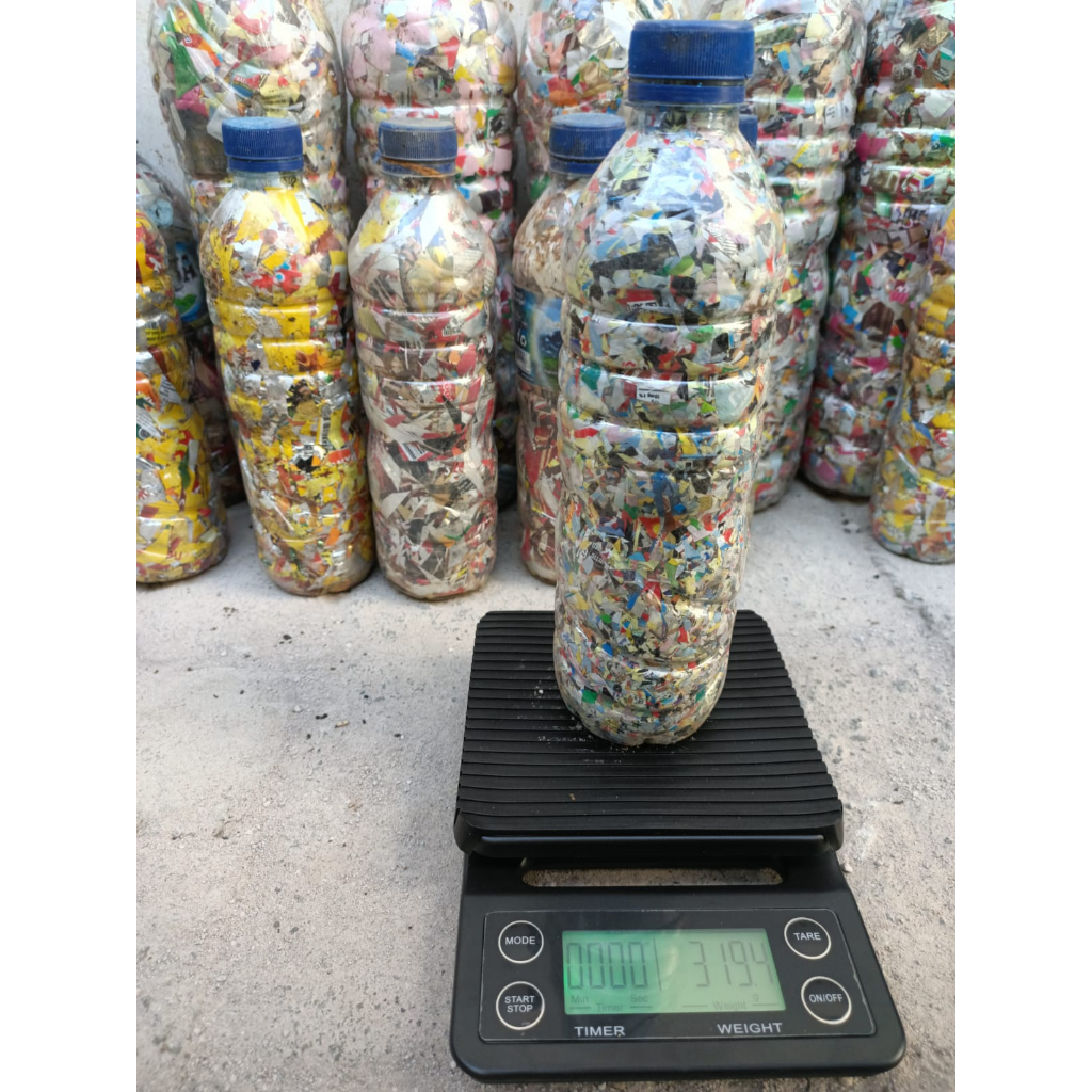 Jual Ecobrick Botol Bata Ramah Lingkungan 600 ml | JAMINAN LEBIH PADAT ...