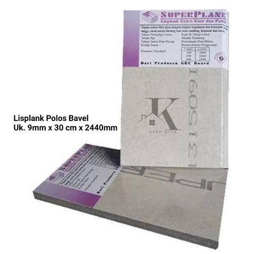 Jual Lisplank Grc 30cm Bavel / Super Plank Polos / Lis Plank Grc ...