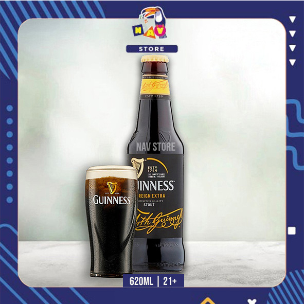 Jual Guinness Beer Foreign Extra Stout (Bir Hitam) 620ml | Shopee Indonesia