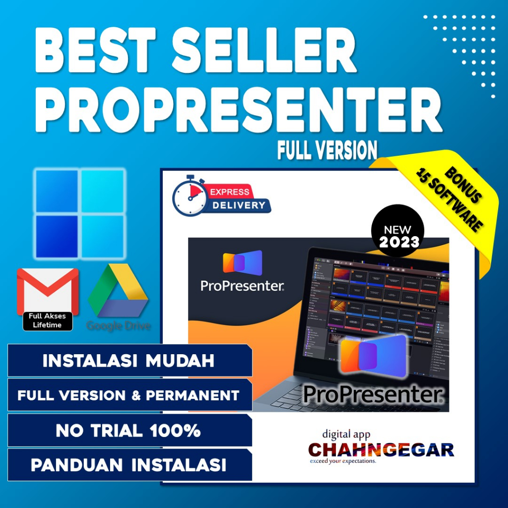 Jual ProPresenter 2023 Full Version Lifetime Software ProPresenter 7.13.2 aplikasi Renewed ...