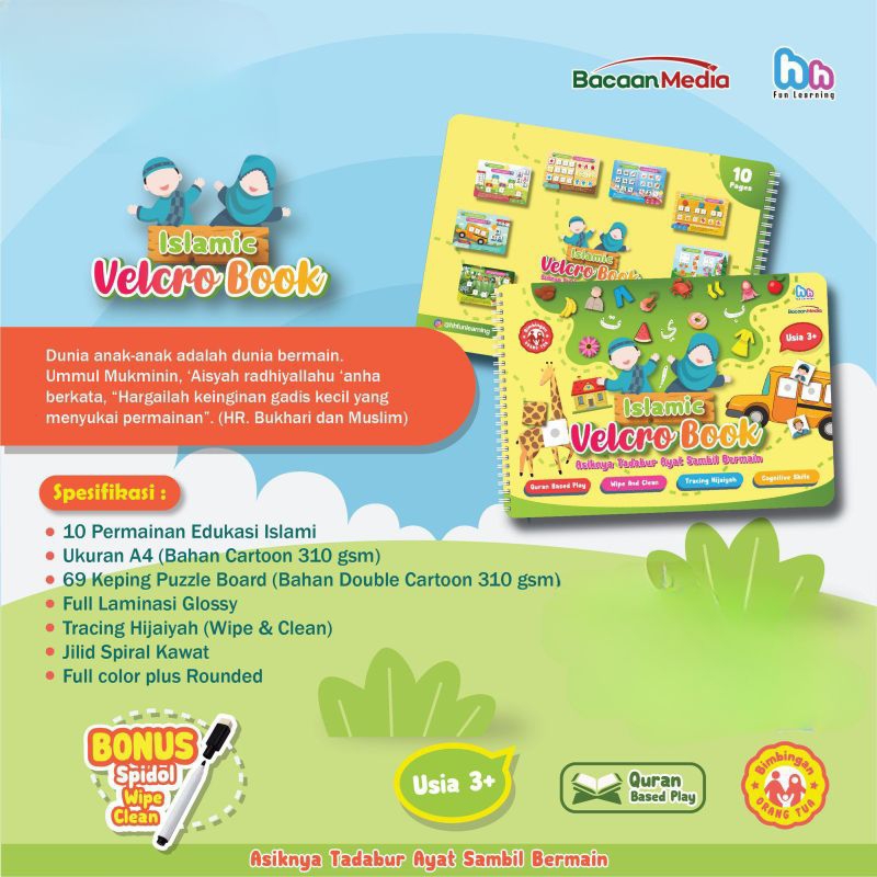 Jual Islamic Velcro Book | Shopee Indonesia