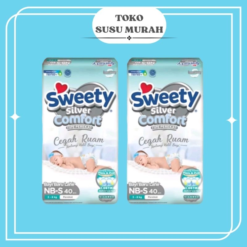 Jual Sweety Silver Comfort Tipe Perekat NB - S | Shopee Indonesia