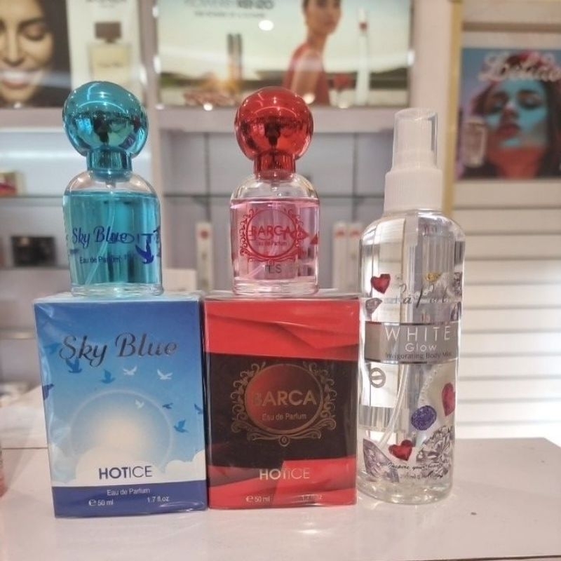 Jual Parfum hot ice 2 varian dan 1 bodymist laperle glow 250ml | Shopee ...