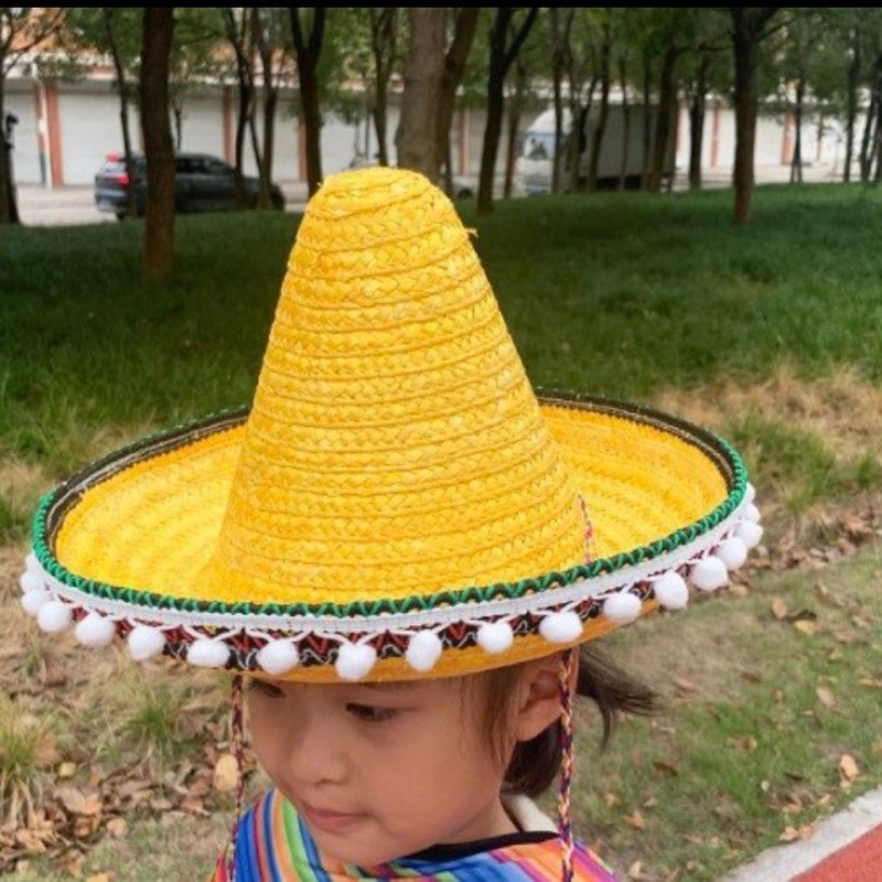 Jual topi tradisional negara meksiko / mexican hat sombreo costume ...