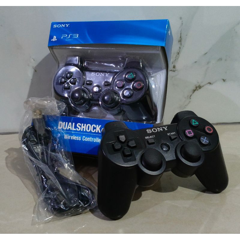 Jual Stik PS3 OP 2 Motor Hitam Wireless - Joystick PS3 Warna Hitam ...