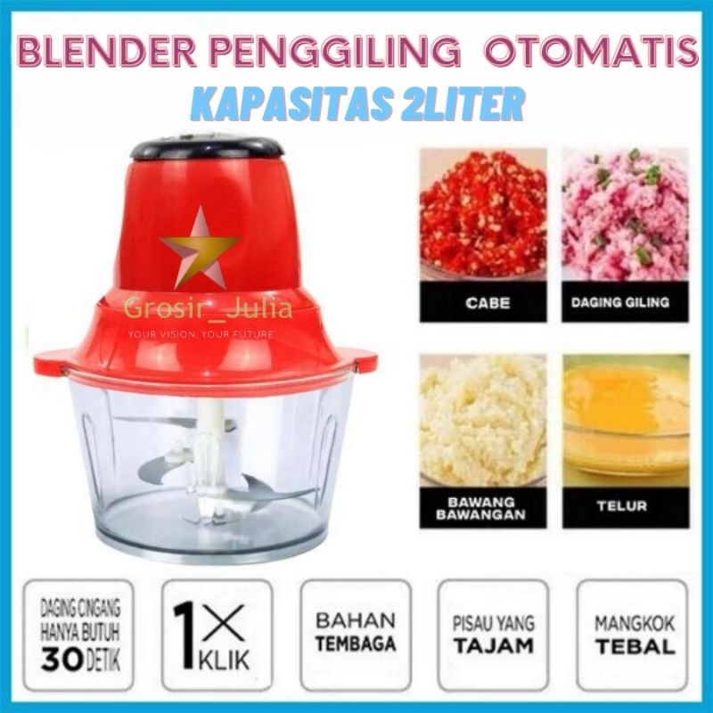 Jual Blender Daging Chopper Serbaguna Penggiling Daging Elektrik Meat ...