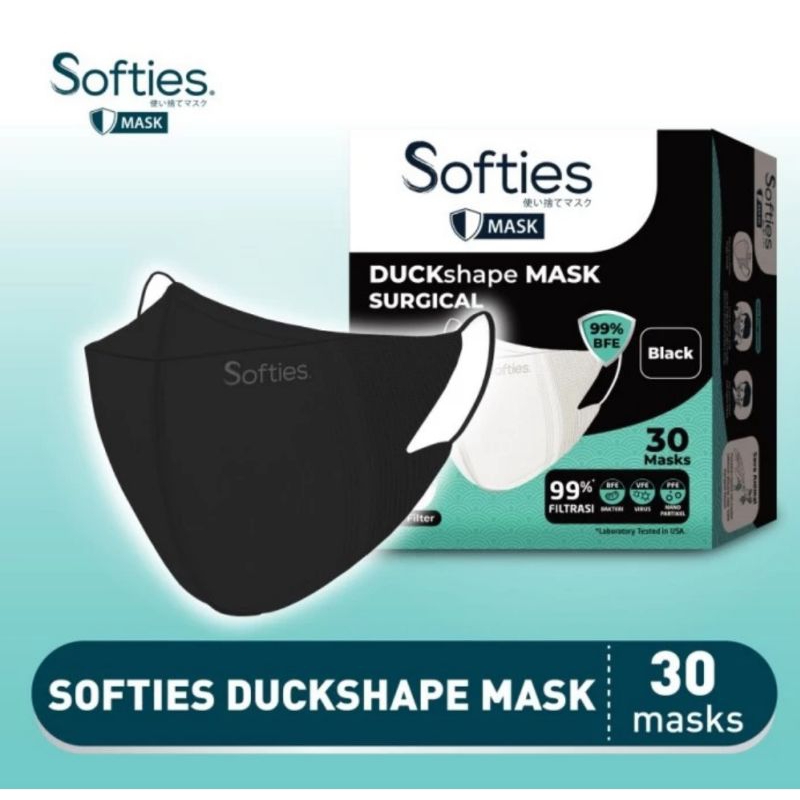 Jual SOFTIES DUCKSHAPE MASK SURGICAL ISI 30PCS | Shopee Indonesia