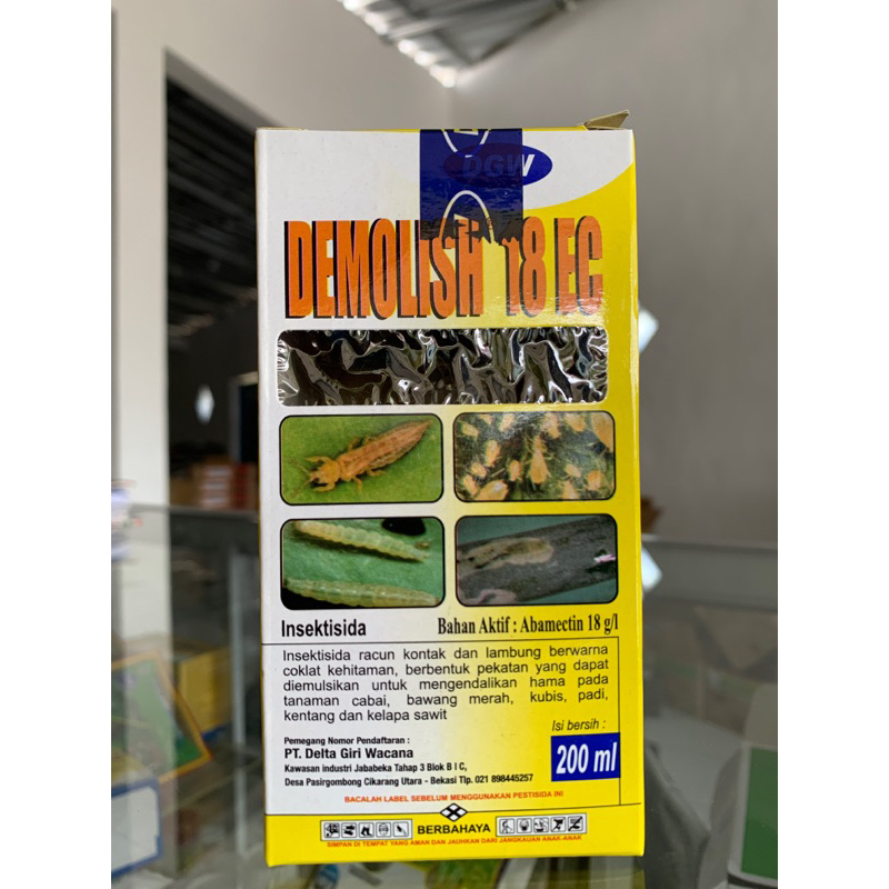 Jual Insektisida DEMOLISH 18 EC - 200 ML Bonus Kaos | Shopee Indonesia