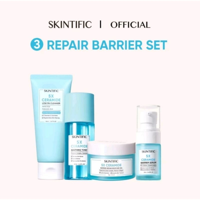 Jual SKINTIFIC SET 5X CERAMIDE BARRIER KIT | Shopee Indonesia