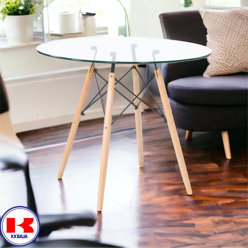 Jual KX Furniture - Meja Makan | Meja Teras | Meja Kaca Bulat | Meja ...