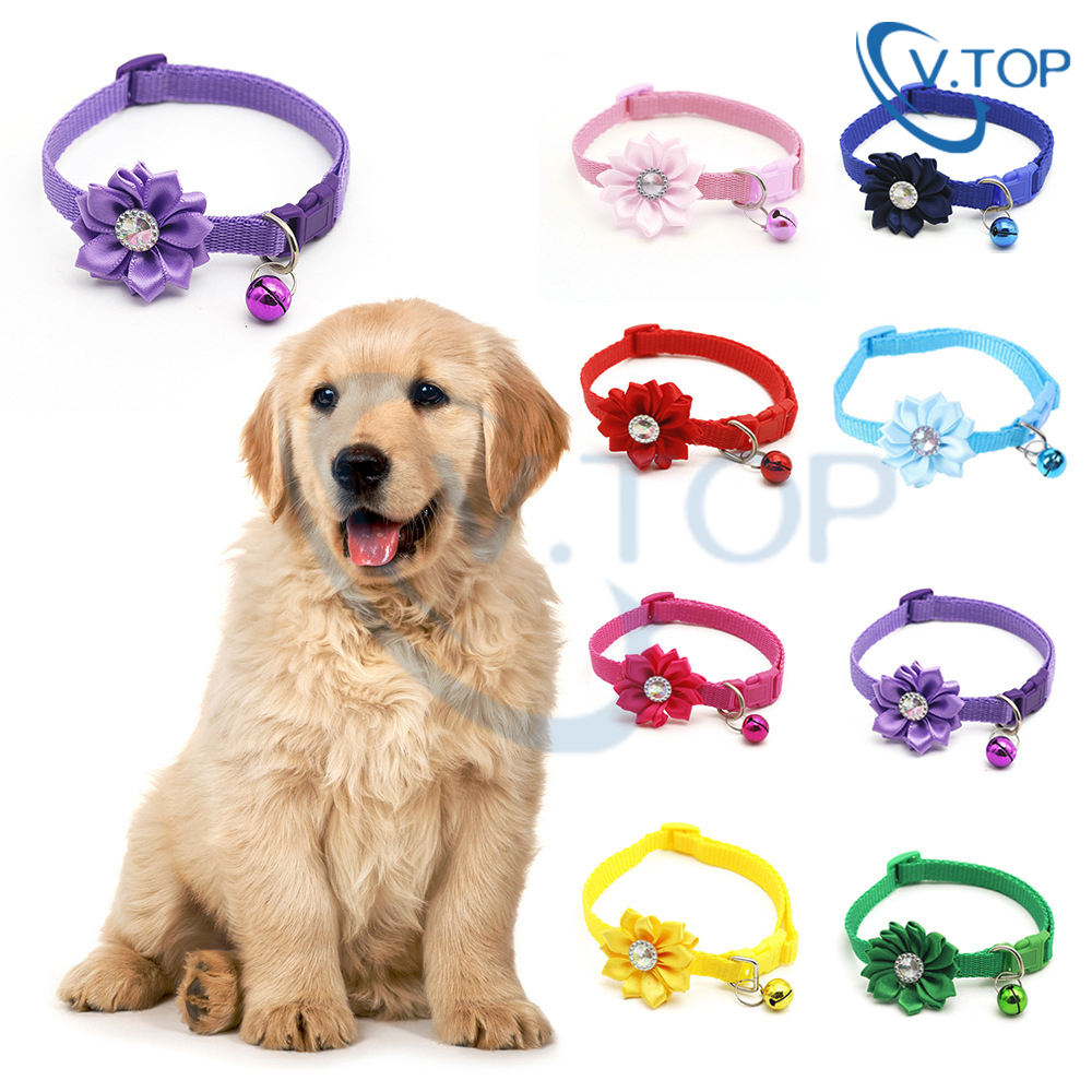 Jual V.TOP Kalung Diamond - Kalung Lonceng Pita Leher Kucing Anjing Cat ...
