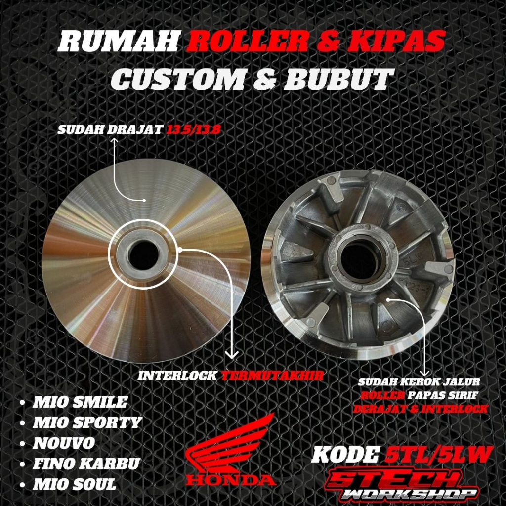 Jual PULLEY MIO RUMAH ROLLER MIO RUMAH ROLLER MIO SPORTY MIO SMILE ...