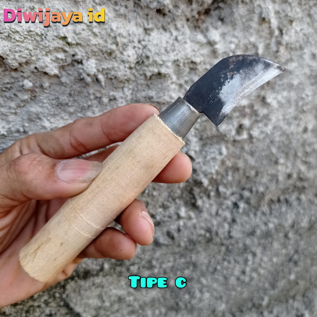 Jual TIPE C Pisau Stek Okulasi Tanaman Bonsai Super Tajam - Pisau Serut ...