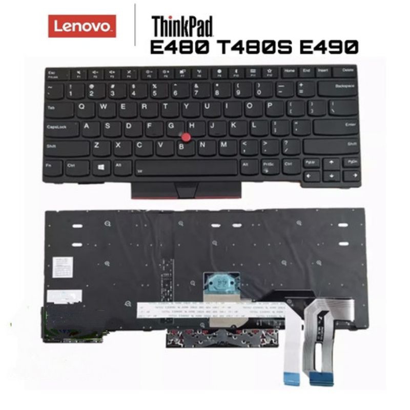 Jual Keyboard Lenovo ThinkPad E480 E485 L480 L380 T490 E490 E495 Non ...
