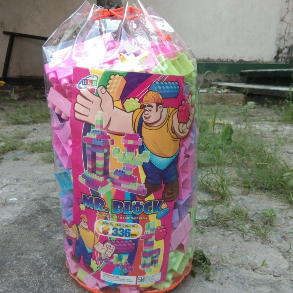 Jual Mainan Edukasi Puzzle MR. BLOCK 336 Pcs 010030 336 / Mainan Anak ...
