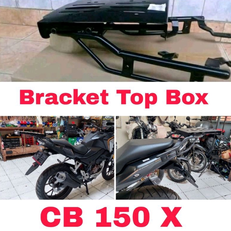 Jual Bracket Top Box CB150X Breket Box CB 150 X model geser kucay ...