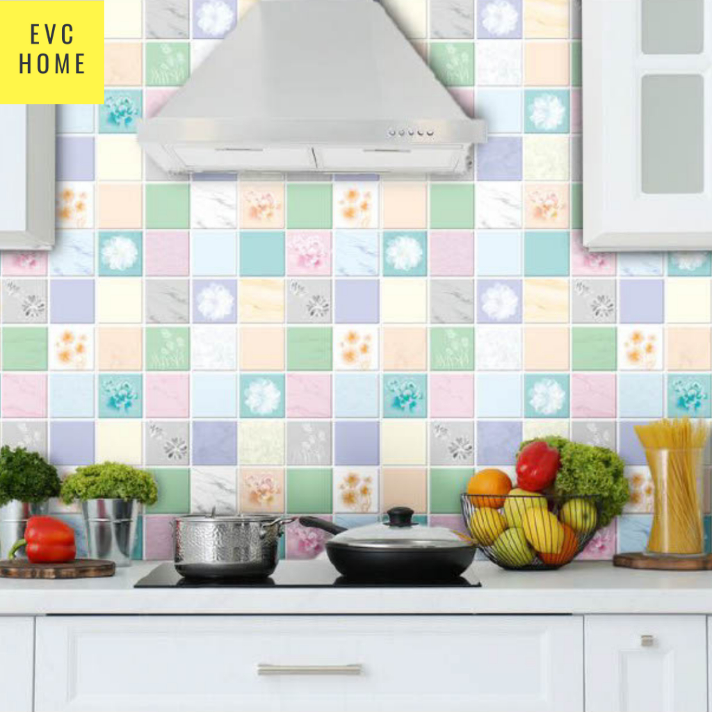 Jual EVCHOME 60CM x 3M Wallpaper Sticker Dapur Aluminium Foil/ Lemari ...
