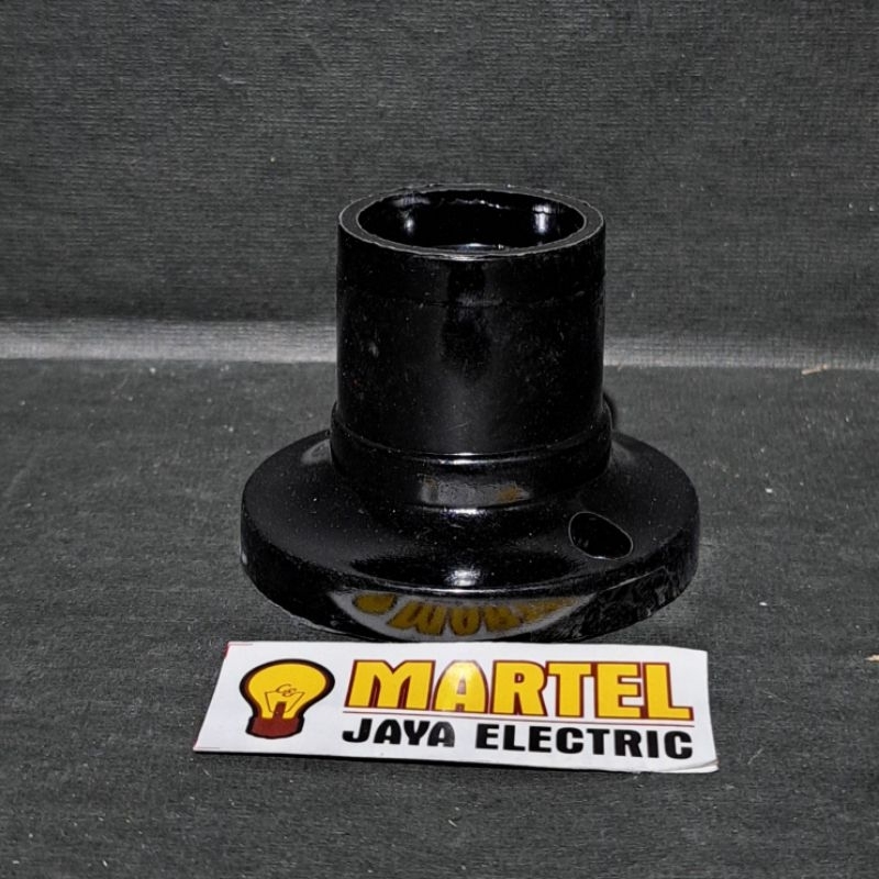 Jual Fiting tempel plafon broco e27 hitam | Shopee Indonesia