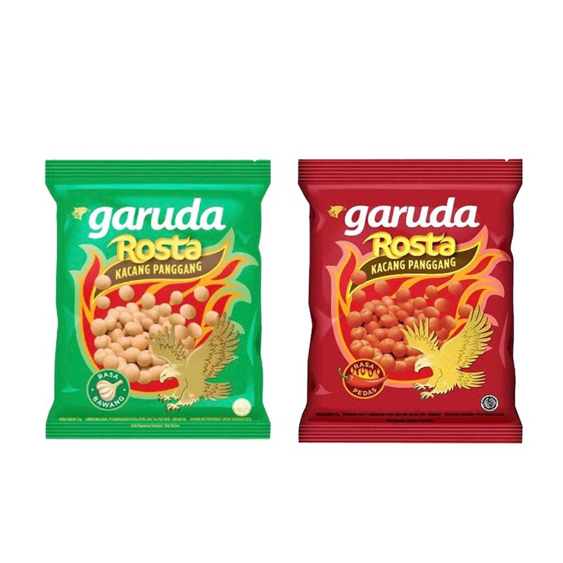 Jual Garuda Rosta 1 Renceng isi 20 Bungkus Kacang Panggang Oven Rasa ...