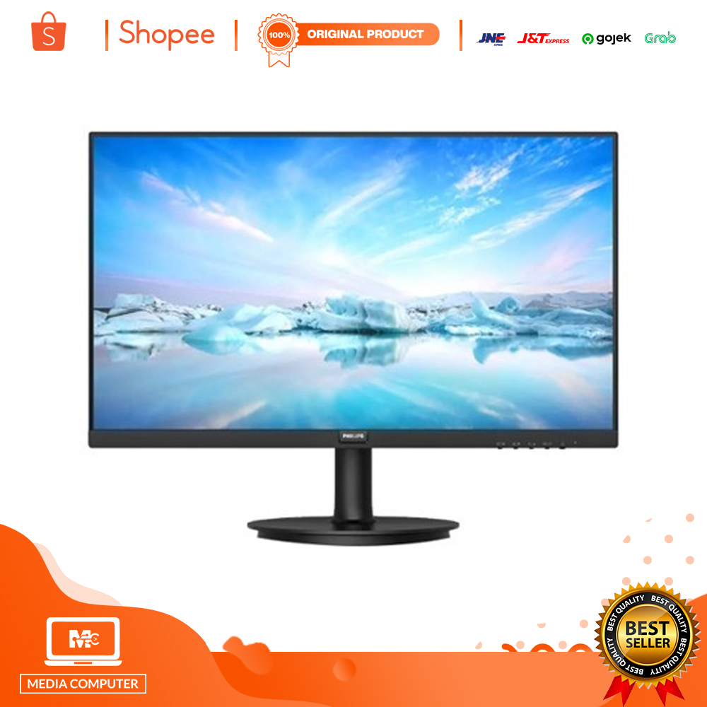Jual Philips 241V8B/70 24 FHD IPS Monitor 24 inchi 100Hz 4ms Black ...