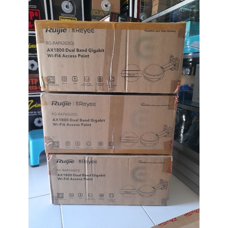 Jual Ruijie Reyee RG RAP6262G AX1800 DualBand Gigabit WiFi 6 Accespoint ...