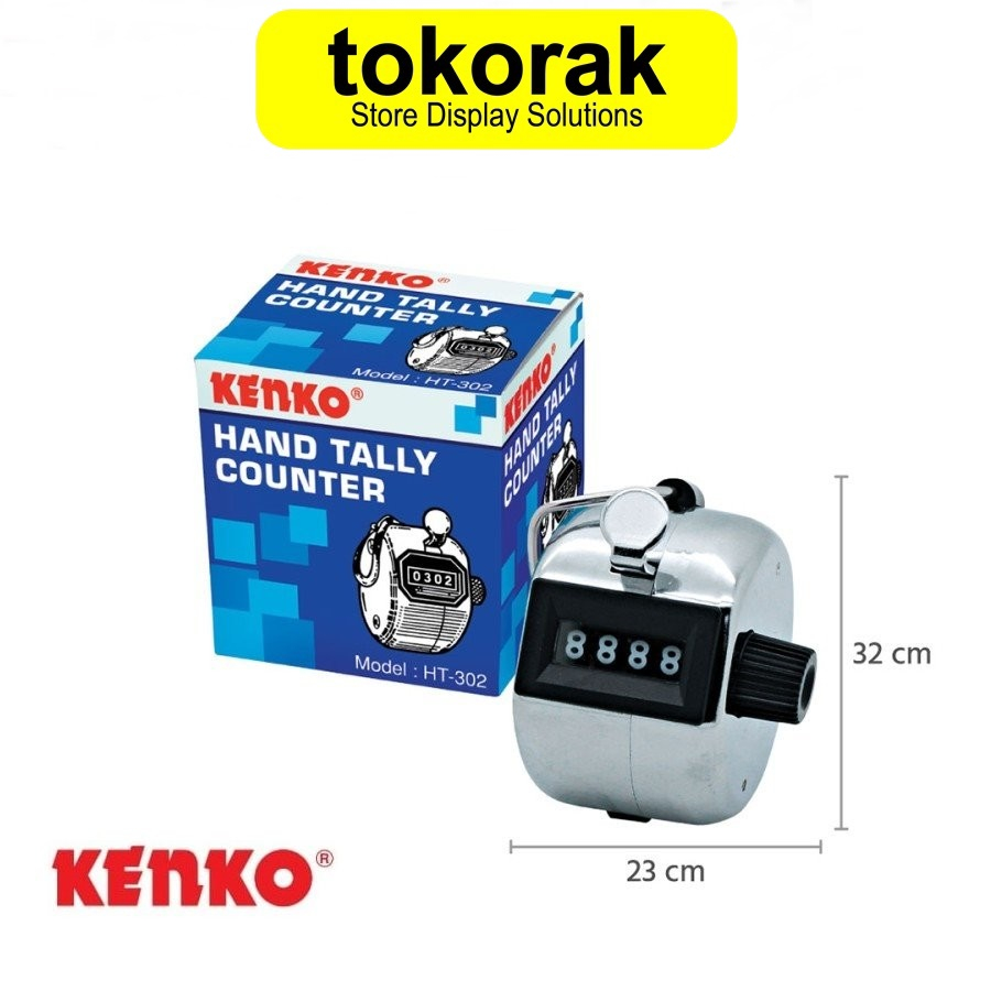 Jual HAND TALLY COUNTER KENKO STAINLESS ALAT HITUNG CEPAT ZIKIR MANUAL ...