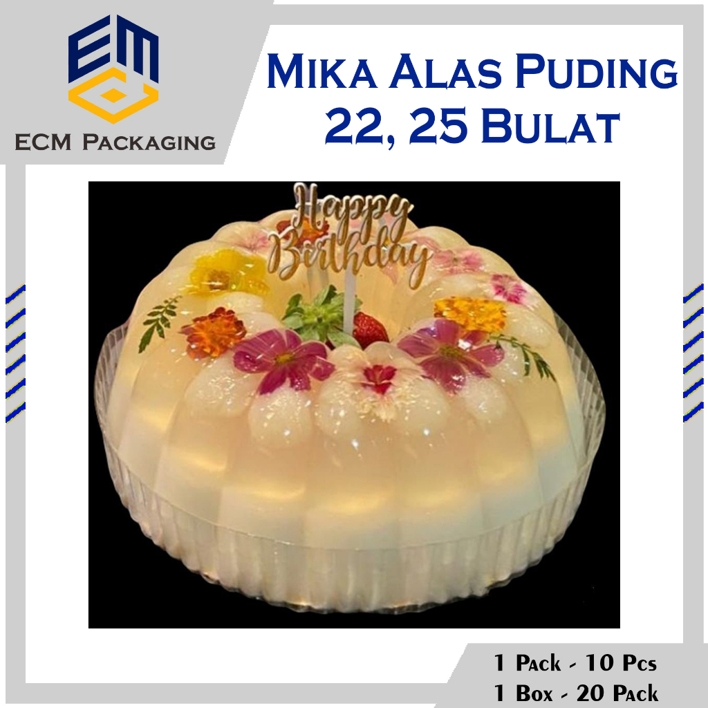 Jual MIKA ALAS PUDING 22 25 BULAT 10PCS | Shopee Indonesia