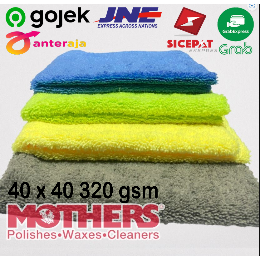 Jual Kain Lap Microfiber Atau Kain Serbaguna Kaca Mobil 320 gsm ...