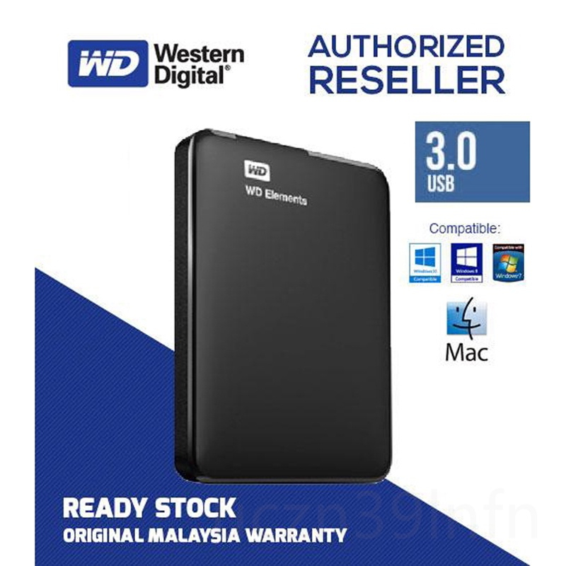 Jual Hardisk External 1TB / Hardisk External WD 1TB Elements (Black ...