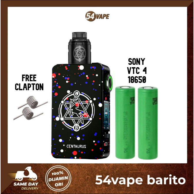 Jual Lost Vape Centaurus M200 Mod Authentic + Battery Sony VTC 4 18650 ...
