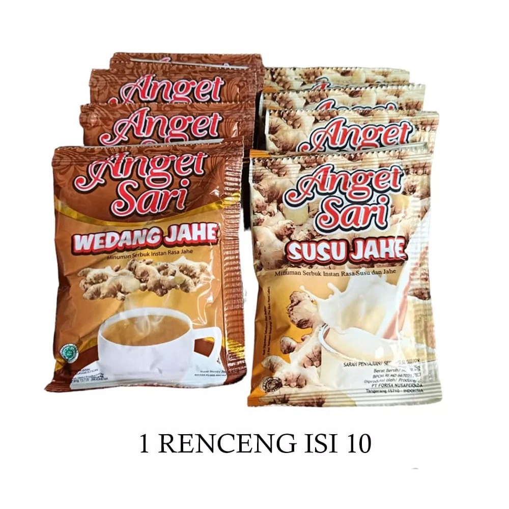 Jual ANGET SARI JAHE / 1 RENCENG ISI 10 PCS | Shopee Indonesia