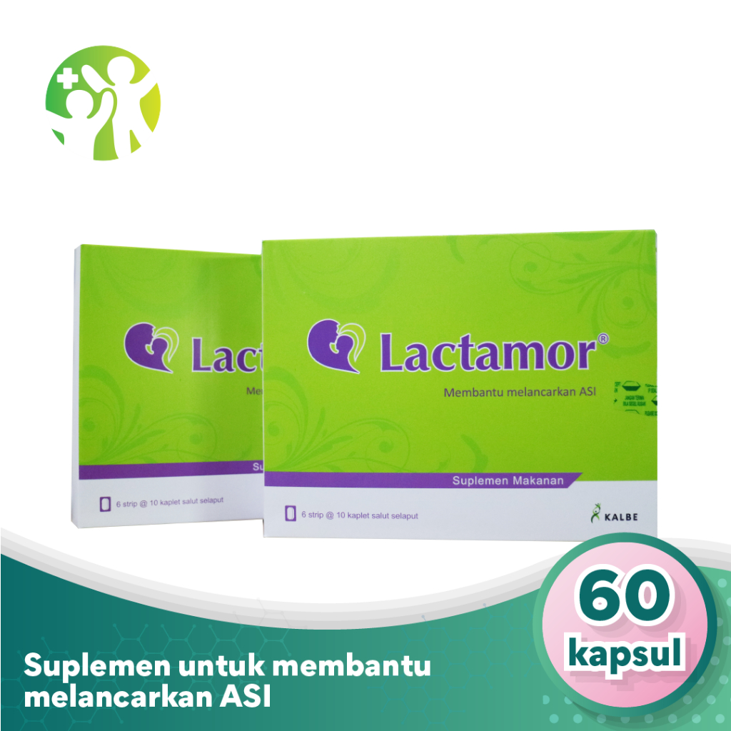 Jual Lactamor 60 kaplet - Suplementasi untuk membantu melancarkan ASI ...