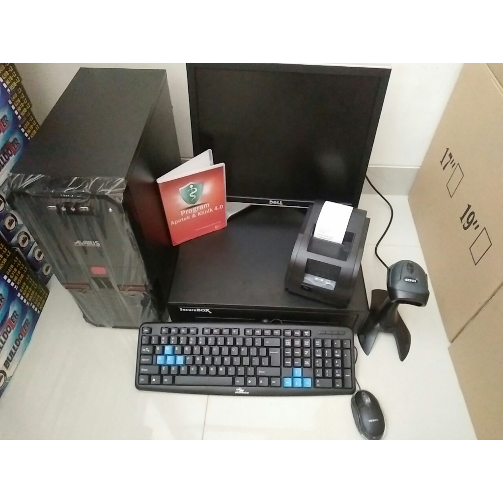 Jual Paket komputer kasir siap pakai dengan spesifikasi menawan dan lengkap untuk transaksi ...