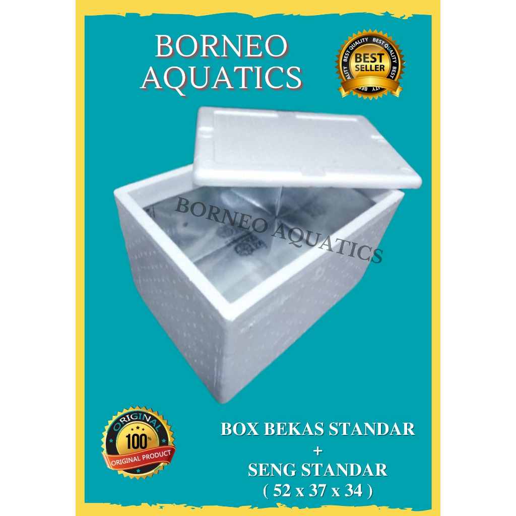 Jual BOX STYROFOAM STANDAR + SENG STANDAR // BOX BEKAS // SENG BARU ...