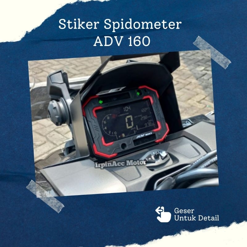 Jual Stiker Antigores Spidometer ADV 160 V2 Karet Stiker ADV 160 Karet ...