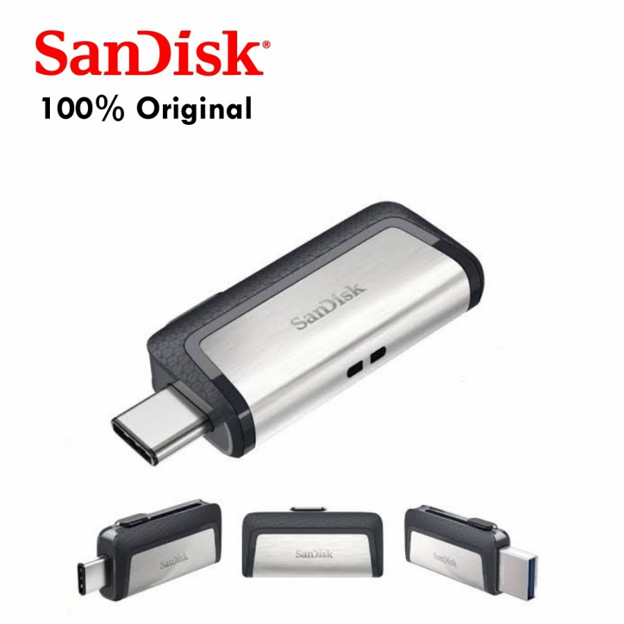Jual Sandisk OTG 128GB USB Type-C USB 3.1 Ultra Dual Drive Original ...