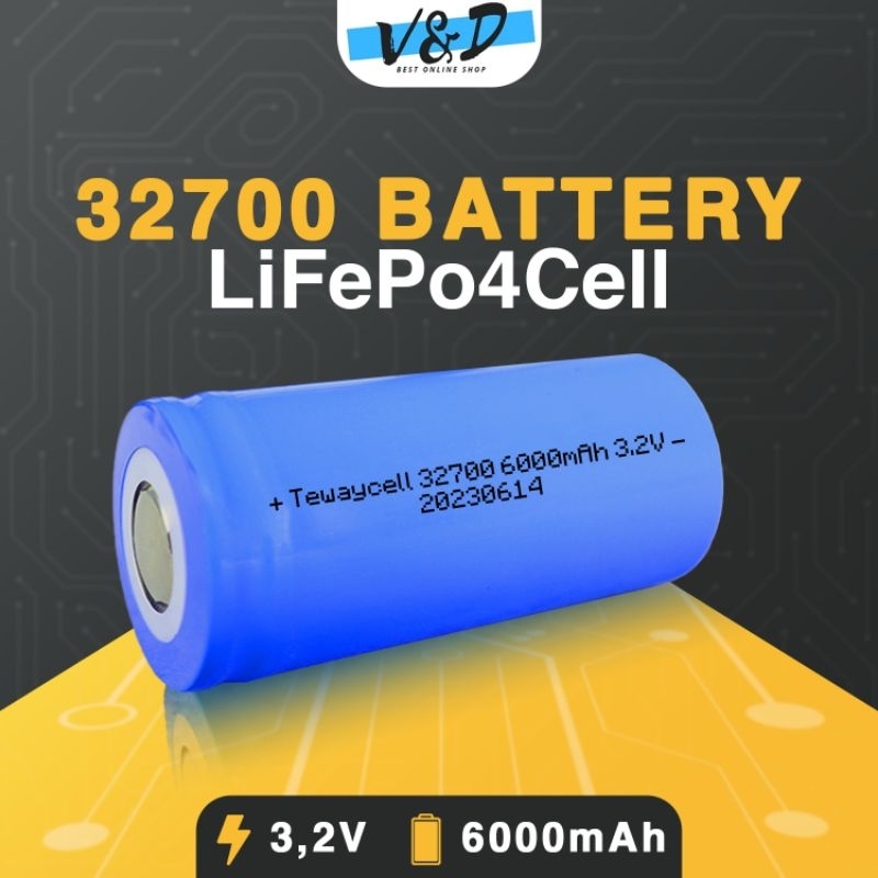 Jual Baterai LiFePO4 32700 6000mah BARU | Shopee Indonesia