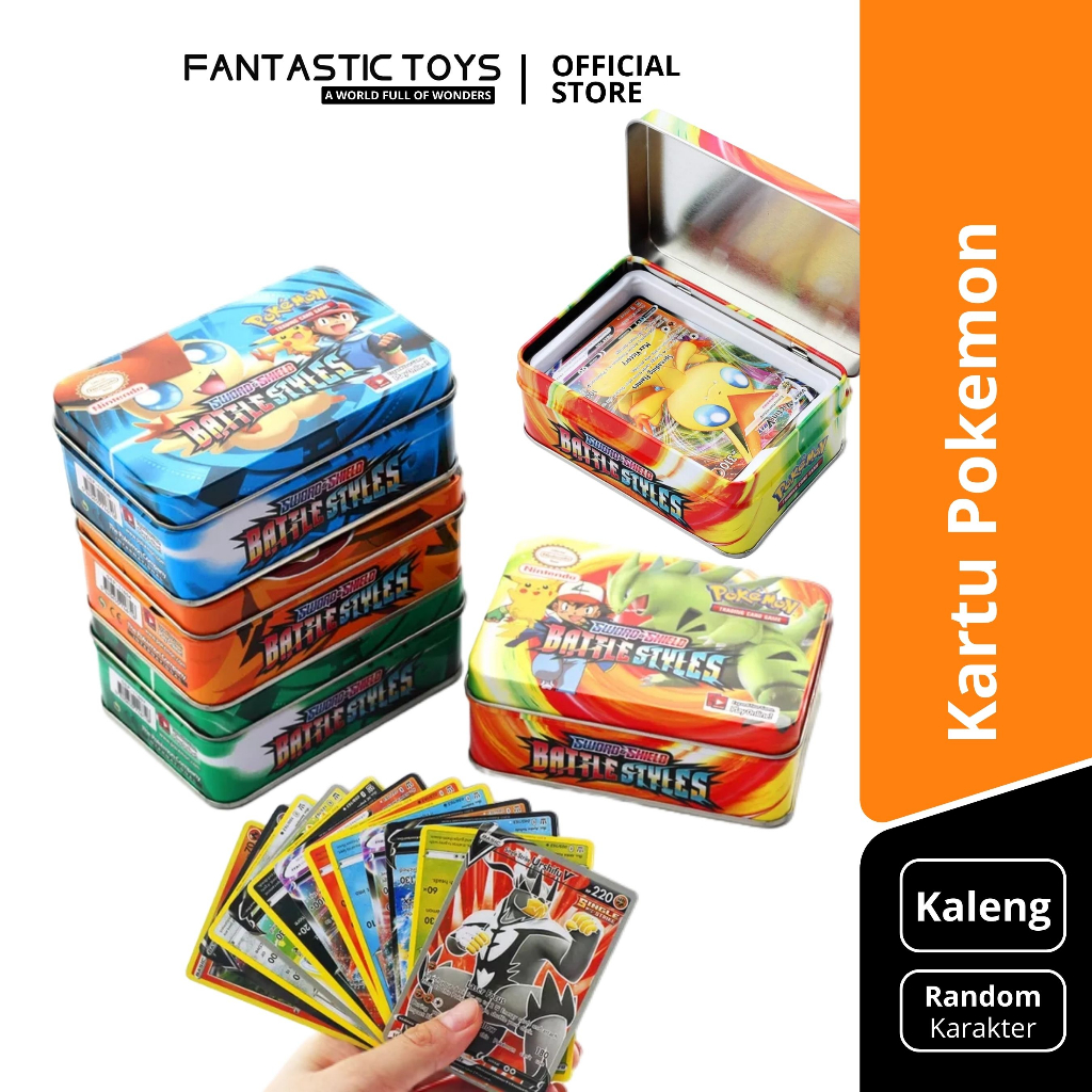 Jual Kartu Pokemon TCG 40 Card per Box Pokemon Only Set Random Langka | Shopee Indonesia
