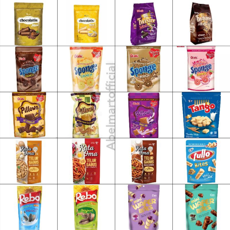 Jual CHOCOLATOS / DEKA MINI WAFER BITES / FULLO / KATA OMA TELUR GABUS ...