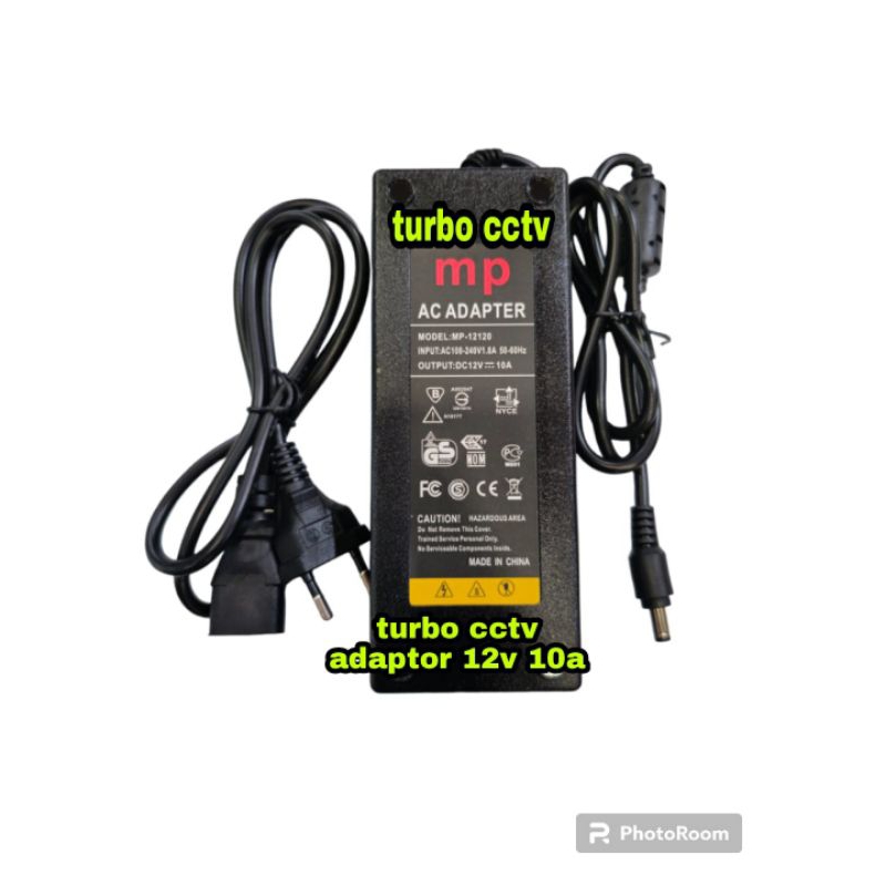 Jual Adaptor 12v 10a Murni 120w Adapter Switching 10 Ampere 12 Volt ...