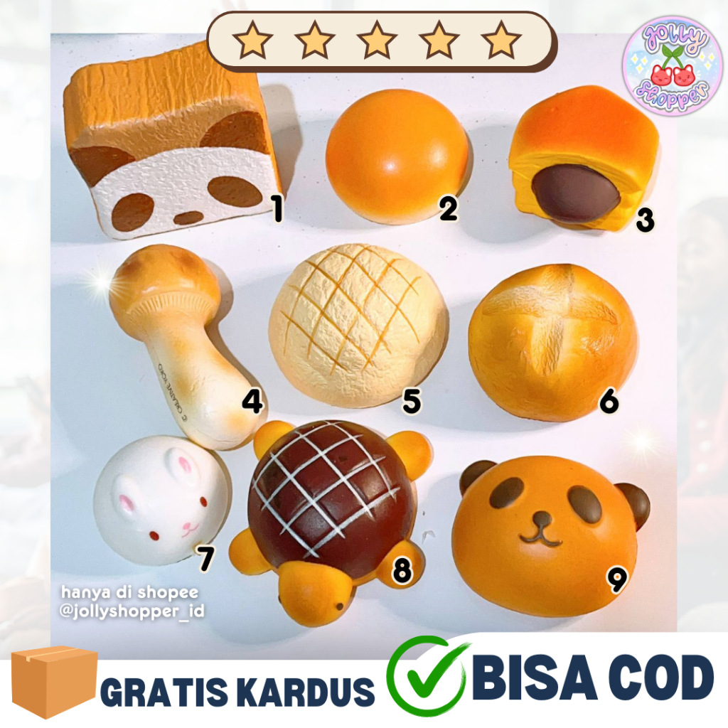 Jual [READY STOCK] Choco Pie Squishy / Roti Squishy / Aneka Squishy ...