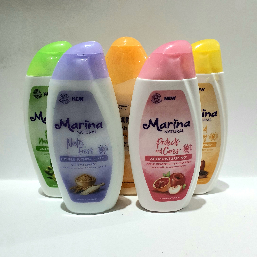 Jual Marina hand & body lotion natural 95ml | Shopee Indonesia