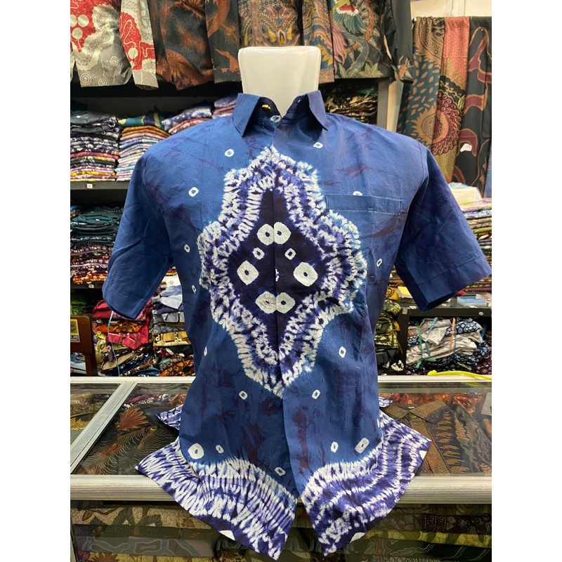 Jual Kemeja pria katun jumputan | Shopee Indonesia