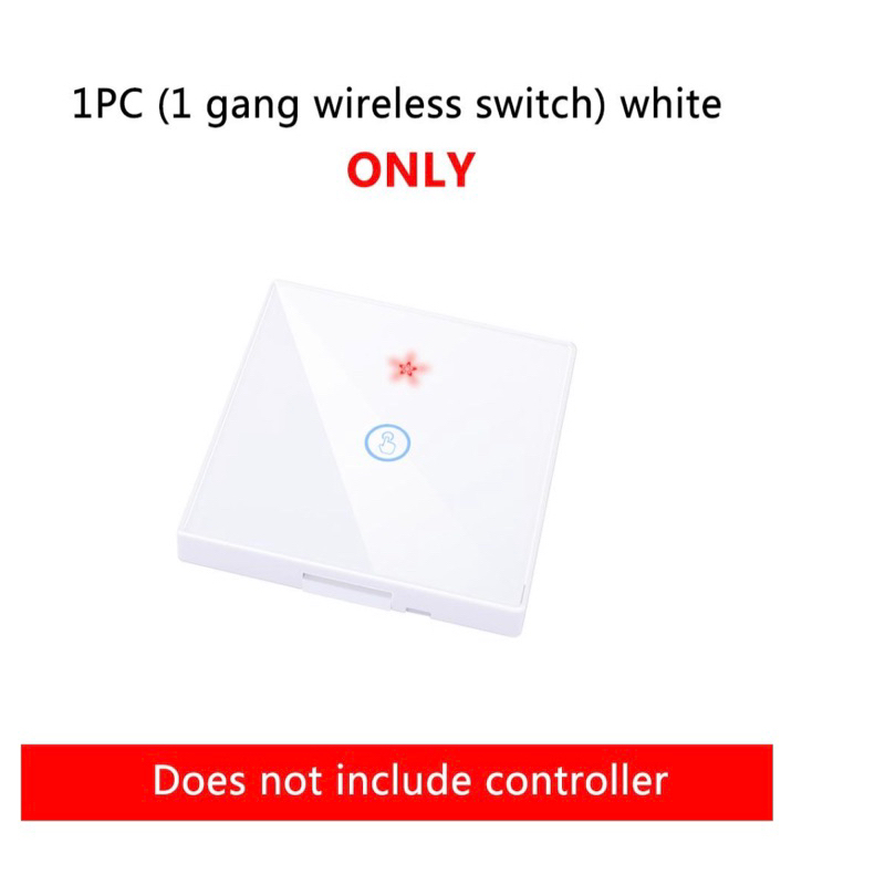 Jual Smatrul Saklar RF433Mhz White 1 Gang Smart Home Wireless Touch ...