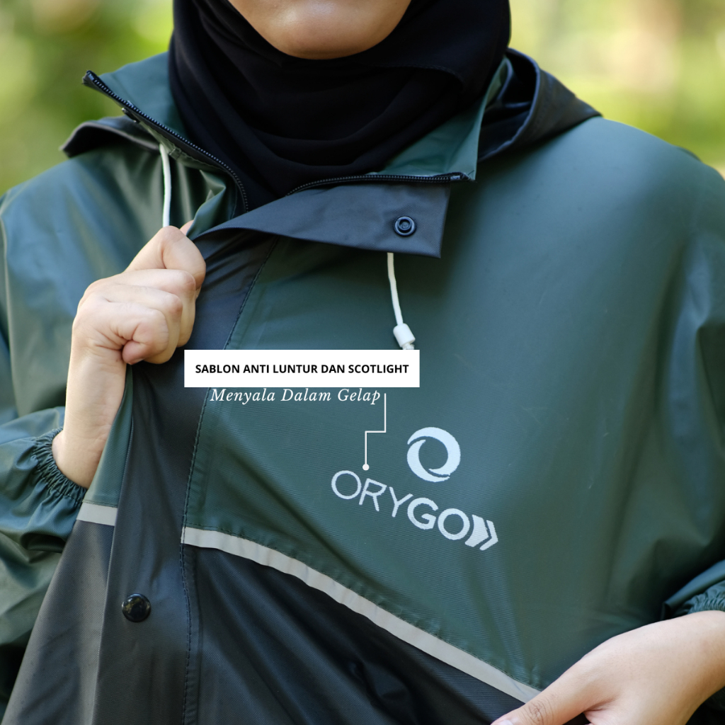 Jual JAS HUJAN, RAINCOAT Pria Wanita Terbaru By ORYGO Anti Rembes Original Army | Shopee Indonesia