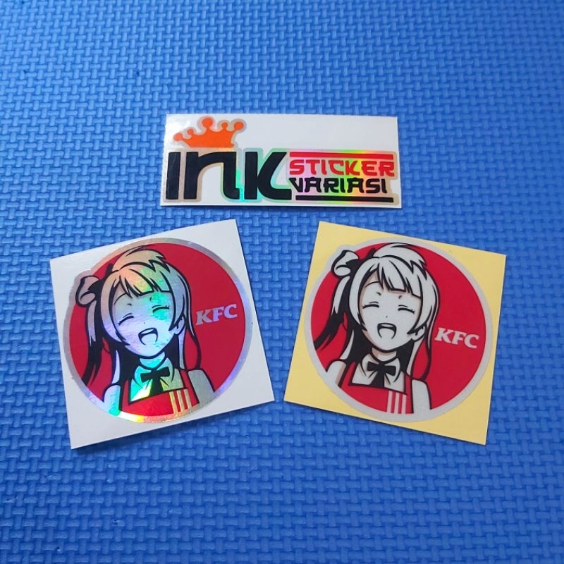 Jual Sticker KFC love print | Shopee Indonesia